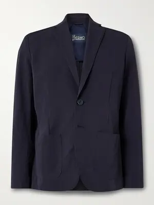 Herno Tailored Seersucker Blazer