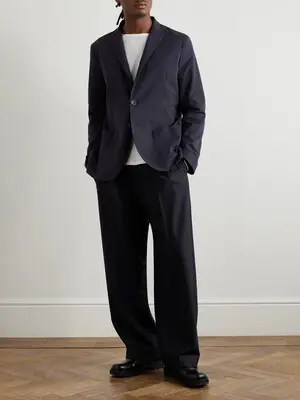 Herno Tailored Seersucker Blazer