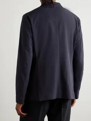 Herno Tailored Seersucker Blazer