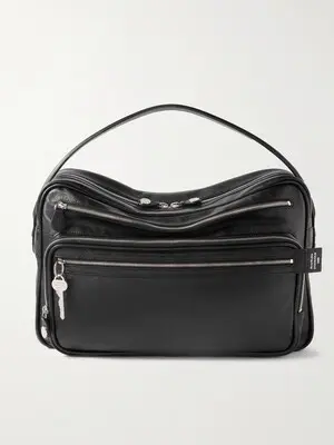 Acne Studios Camero' Medium Embellished Textured-leather Camera Bag - Black