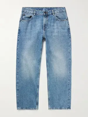 CORRIDOR Straight-leg Organic Jeans - Blue
