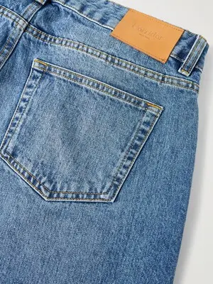 CORRIDOR Straight-leg Organic Jeans - Blue