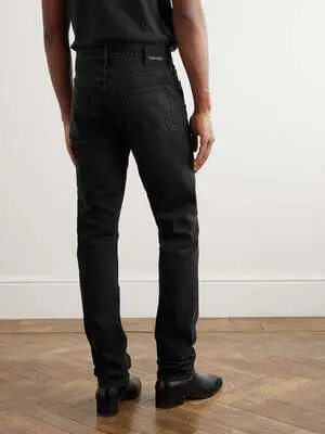 TOM FORD Slim-fit Distressed Selvedge Jeans