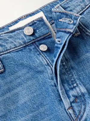 MOTHER The Smarty Mid-rise Slim-leg Jeans