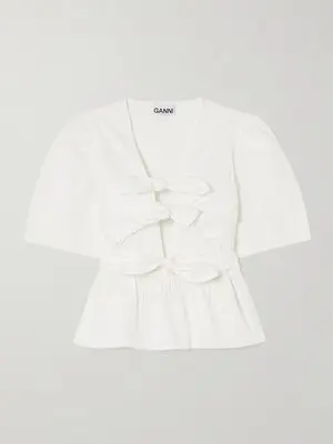 Ganni Plunge Tops