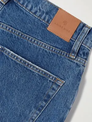 ANINE BING Kat Organic Denim Shorts