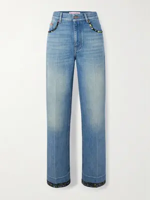 Valentino Garavani Straight Leg Jeans For Women