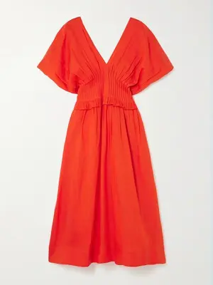 Sea Pleated Dresses