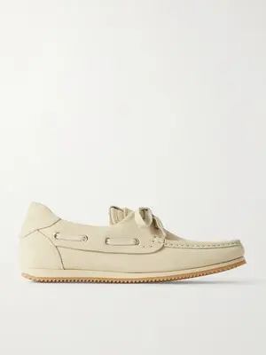 Jacquemus Batto Nubuck Loafers - Neutrals