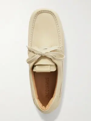 Jacquemus Batto Nubuck Loafers - Neutrals
