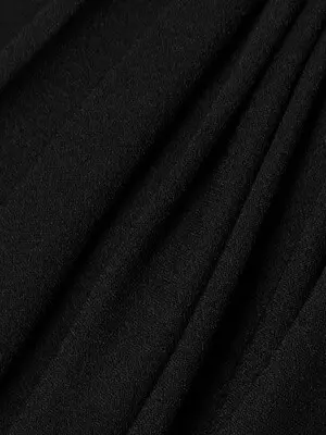 Rick Owens Sahara Asymmetric Paneled Gathered Jersey Gown - Black