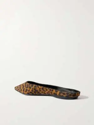 Saint Laurent Lido Leopard-print Slippers - Leopard Print