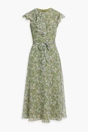 Mikael Aghal Ruffled Day Dresses
