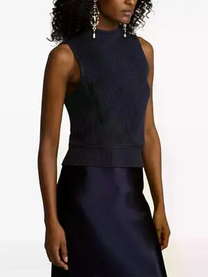 Ralph Lauren Ribbed-knit Top - Blue