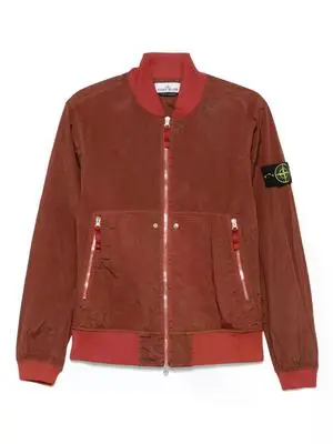 Stone Island Compass-badge Bomber Jacket - V007a Copper