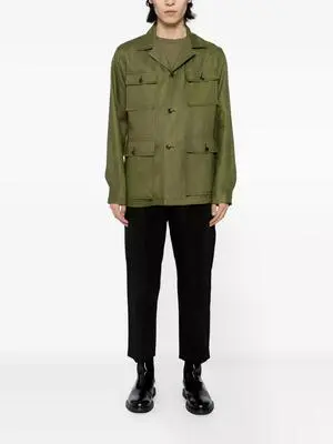 Tagliatore Linen Shirt Jacket
