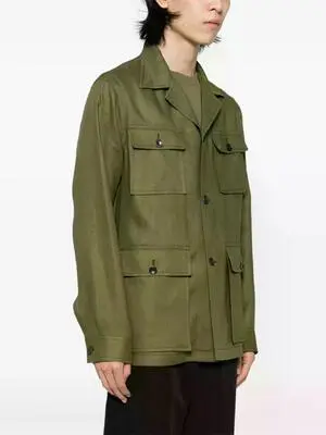 Tagliatore Linen Shirt Jacket