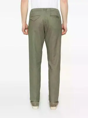 WHITE SAND Tapered Trousers