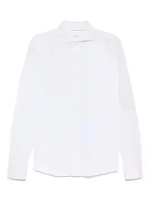 Brunello Cucinelli Button-up T-shirt - White