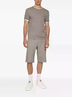Dolce & Gabbana Cotton-blend Shorts - Grey
