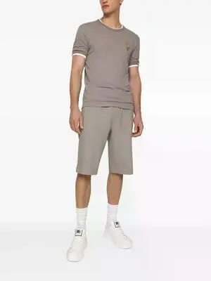 Dolce & Gabbana Cotton-blend Shorts - Grey