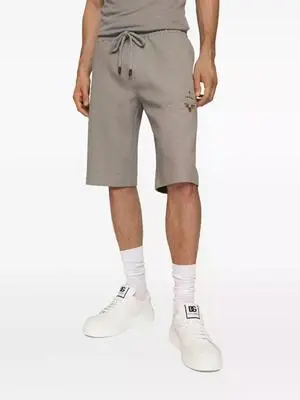Dolce & Gabbana Cotton-blend Shorts - Grey