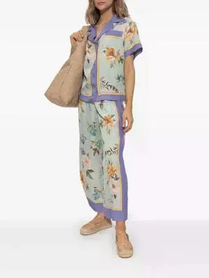 SELF-PORTRAIT Floral-print Shirt