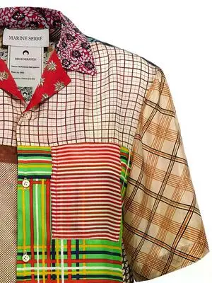 MARINE SERRE Mix-print Shirt