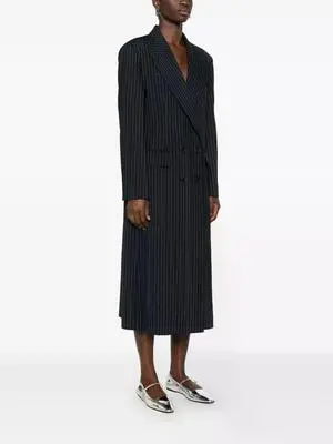 P.a.r.o.s.h Pinstriped Double-breasted Coat