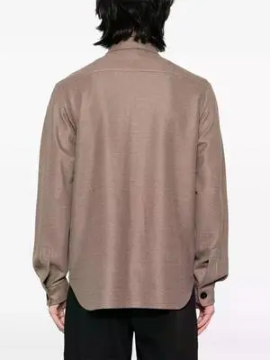 Harris Wharf London Button-up Shirt Jacket