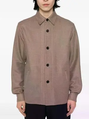 Harris Wharf London Button-up Shirt Jacket