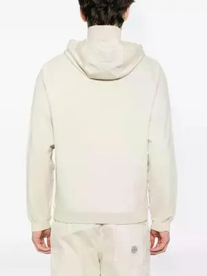 Stone Island Compass-motif Hoodie - Neutrals