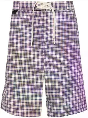 Wood Wood Plaid Check-print Shorts