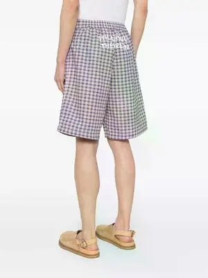 Wood Wood Plaid Check-print Shorts