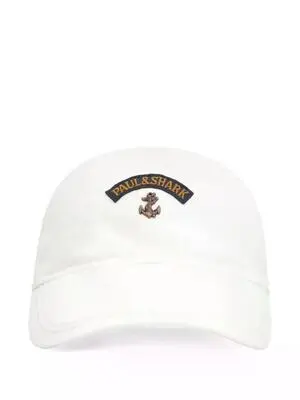 Paul & Shark Embroidered Logo Cap - White