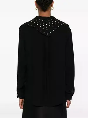 N°21 Collarless Embellished Shirt