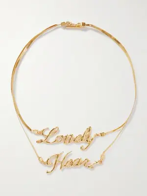 Jil Sander Brass Necklaces