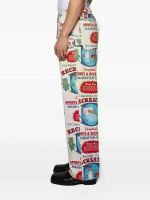 BODE Graphic-print Trousers