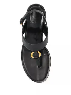 ODISSI Odissì 50mm Leather Sandals - Black