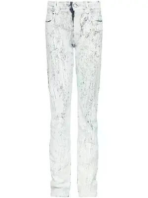 MAISON MARGIELA Coated Straight Jeans