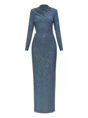 Self-portrait Mock Neck Evening Dresses