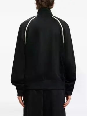 Palm Angels Contrast-trim Track Jacket - Black