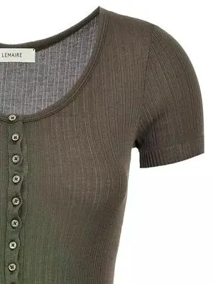 LEMAIRE Ribbed-knit Body - Brown