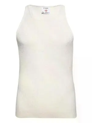 Casablanca Basic Tank Top - White