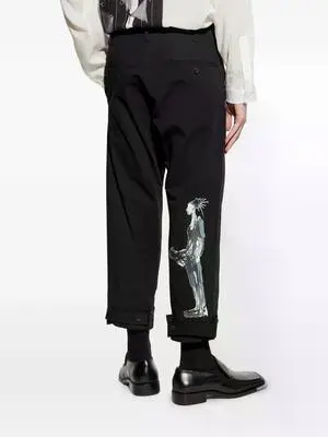 Yohji Yamamoto Cotton-blend Trousers