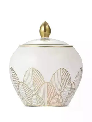 Christofle Malmaison Covered Sugar Bowl - White