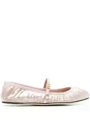 Dolce & Gabbana Satin Ballet Flats