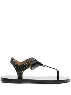 Isabel Marant Jooni Flat Sandals - Black