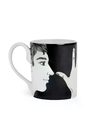 FORNASETTI Marameo Mug - Black