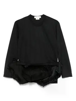 Comme Des Garçons Padded-hem Top